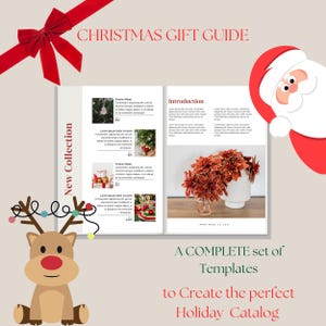 Christmas Gift Guide Catalog Template - Etsy