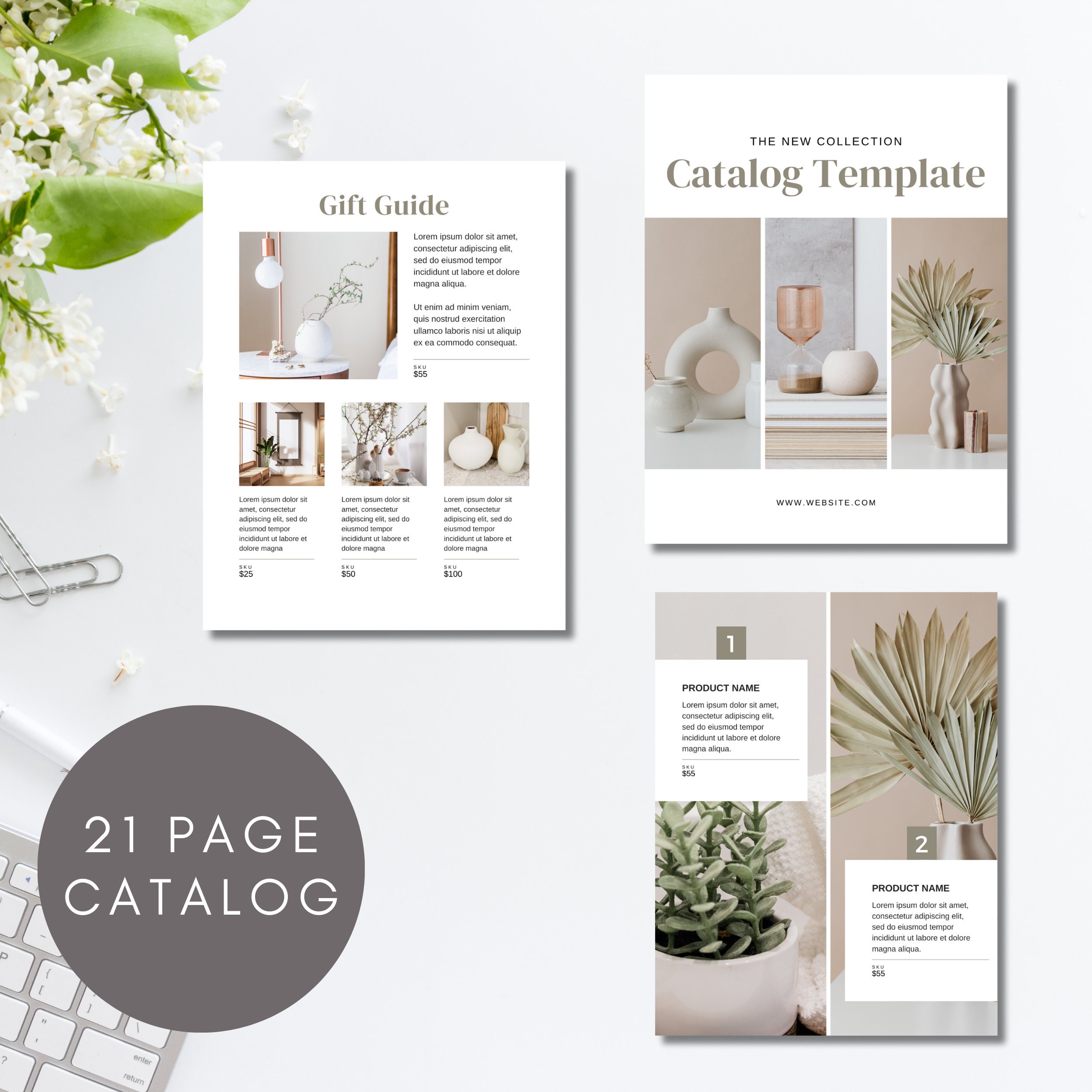 Catalog Template Done for You - Etsy