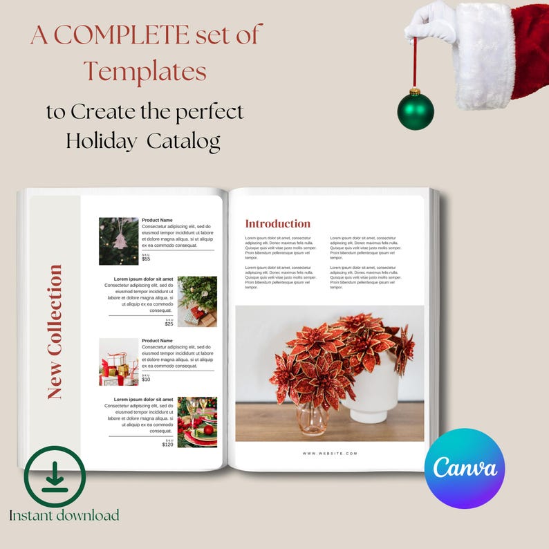 Christmas Gift Guide Catalog Template - Etsy