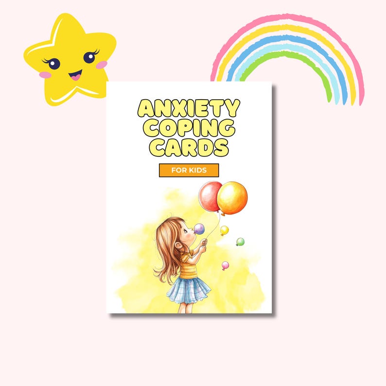 Anxiety Coping Cards for Kids - Etsy