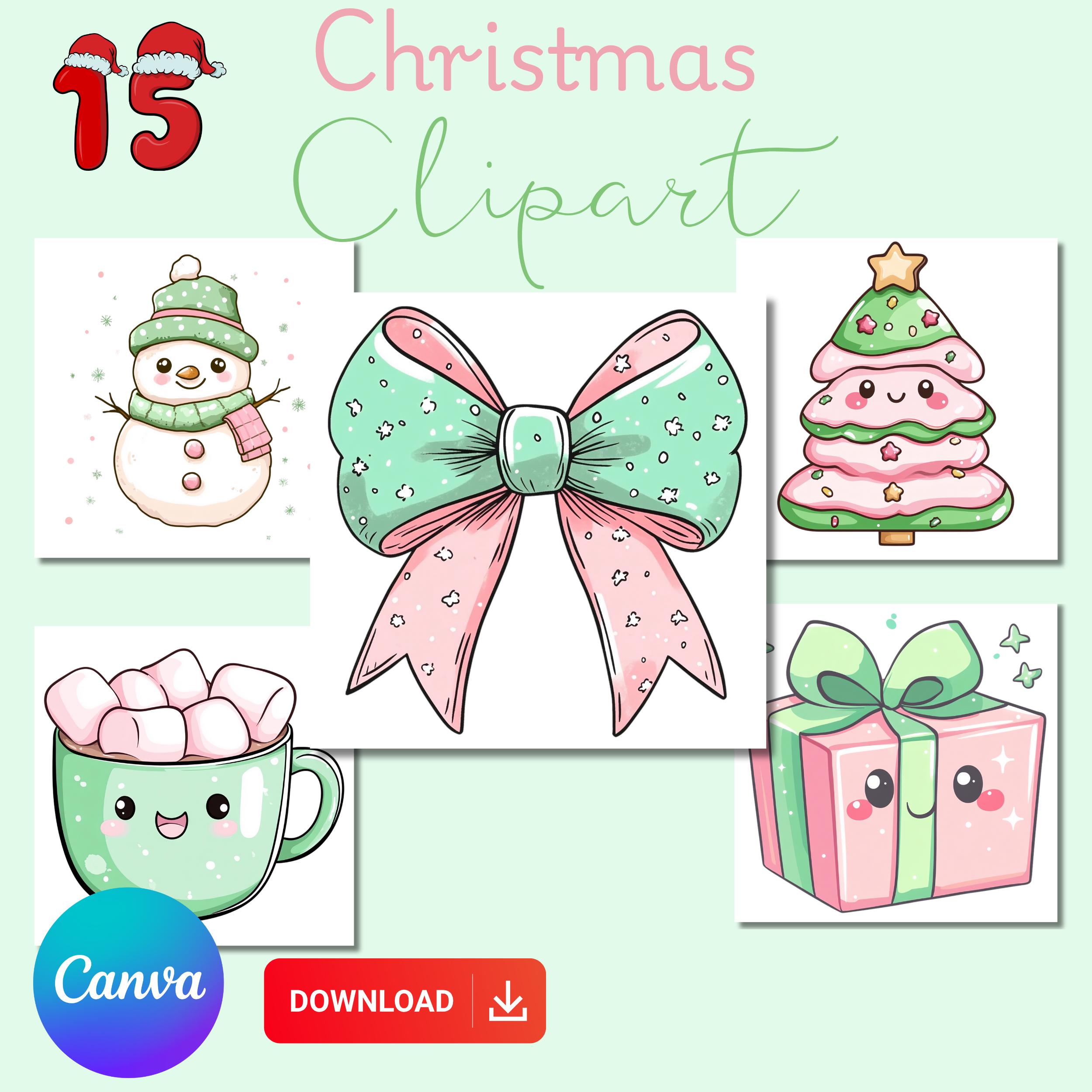Christmas Clipart Bundle - Etsy
