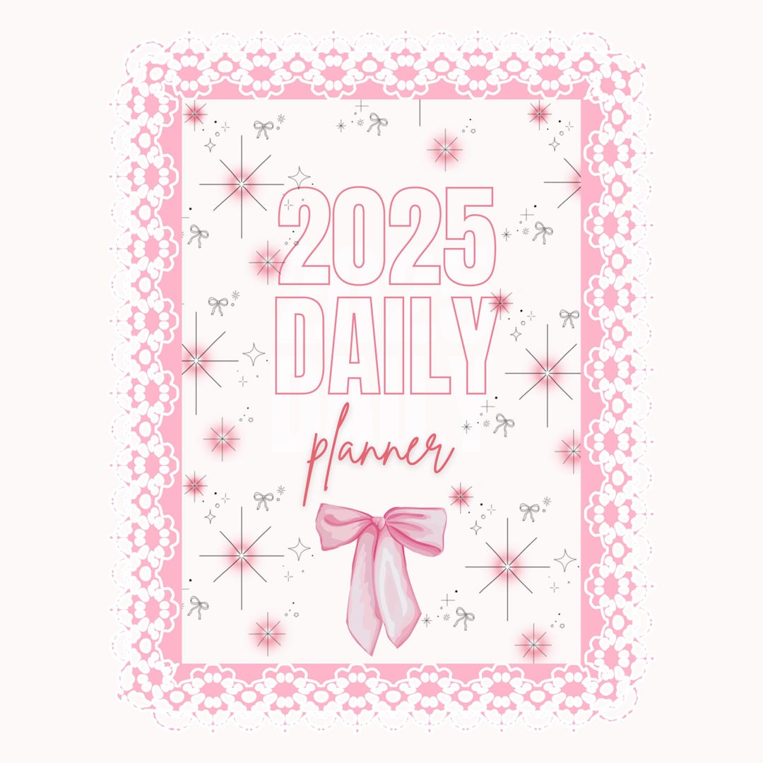 2025 Daily Planner - Etsy