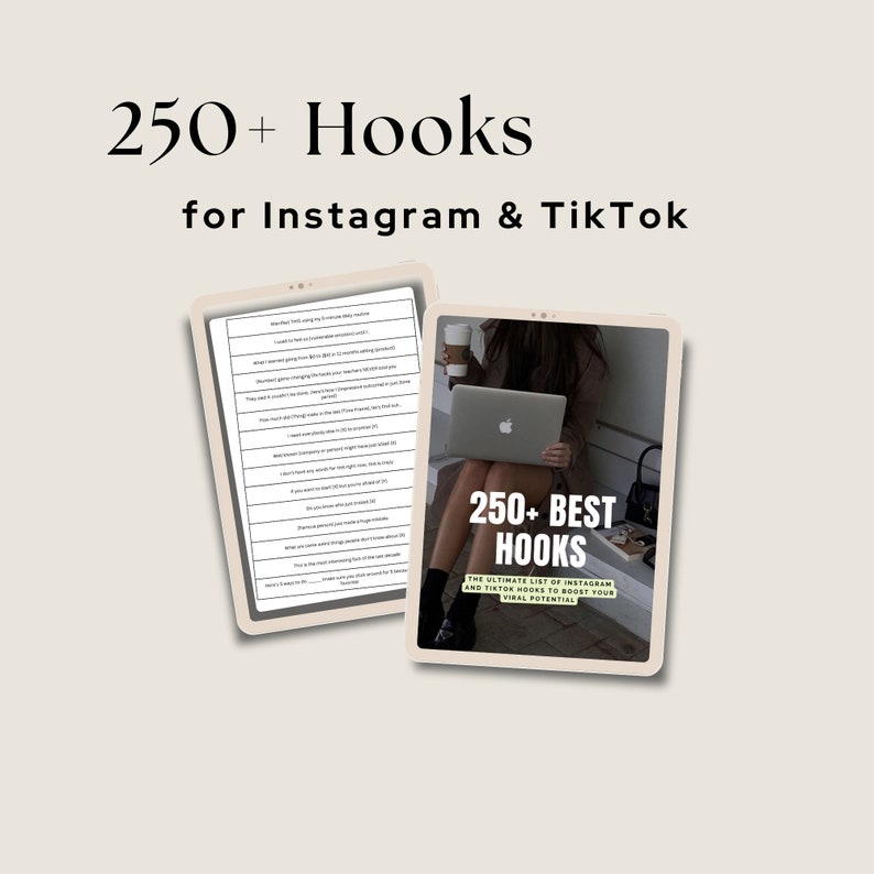 250+ Hooks for Instagram and Tiktok - Etsy