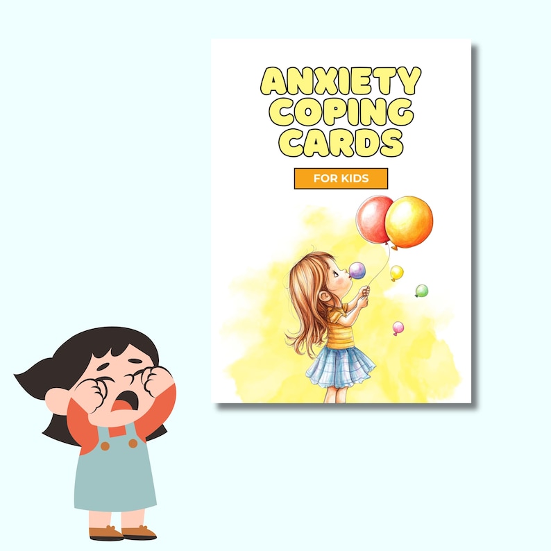 Anxiety Coping Cards for Kids - Etsy