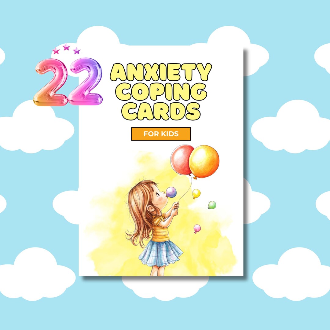 Anxiety Coping Cards for Kids - Etsy