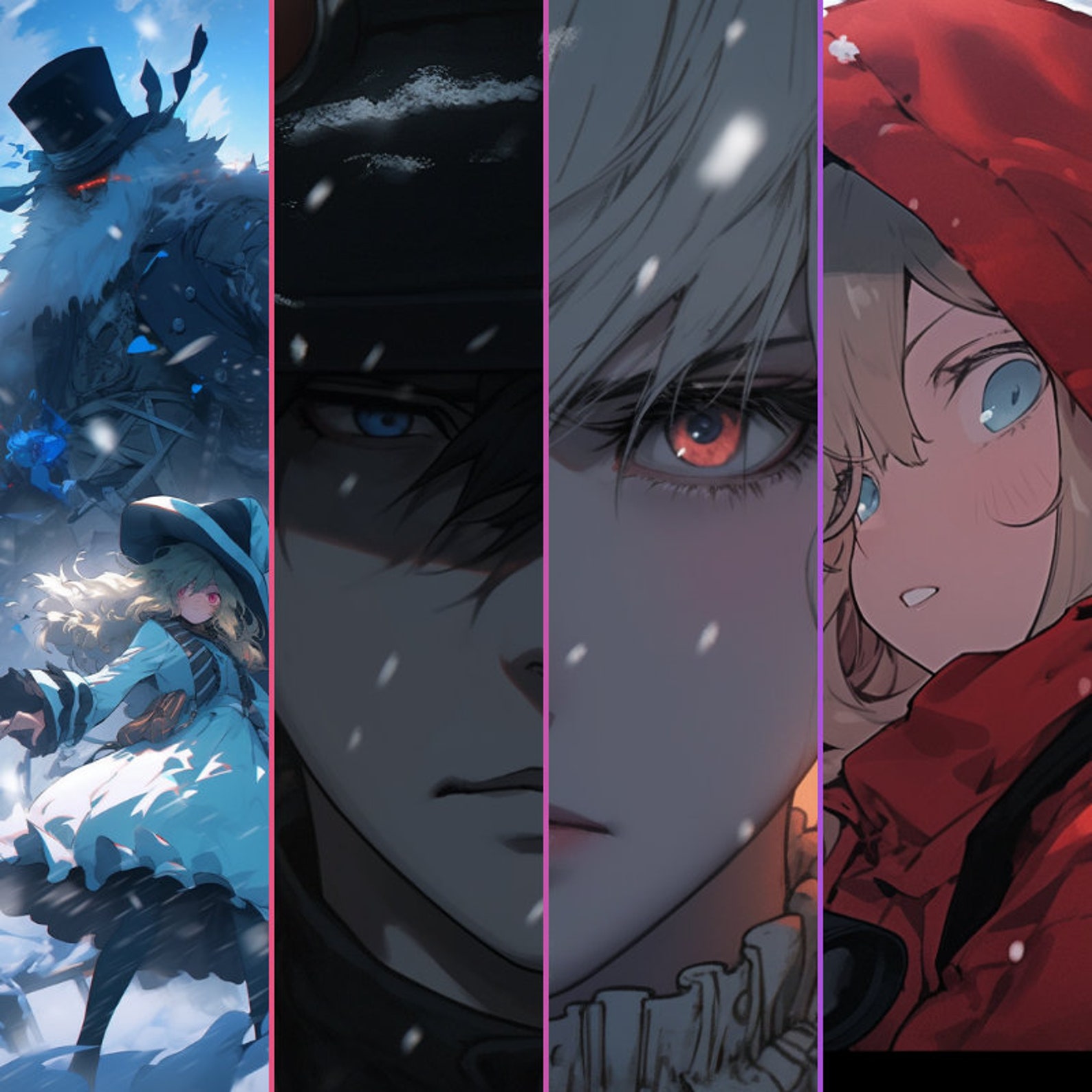 Winter Wonderland | 40+ Bundle, Alice, Mad Hatter, Cheshire Cat, Riding ...