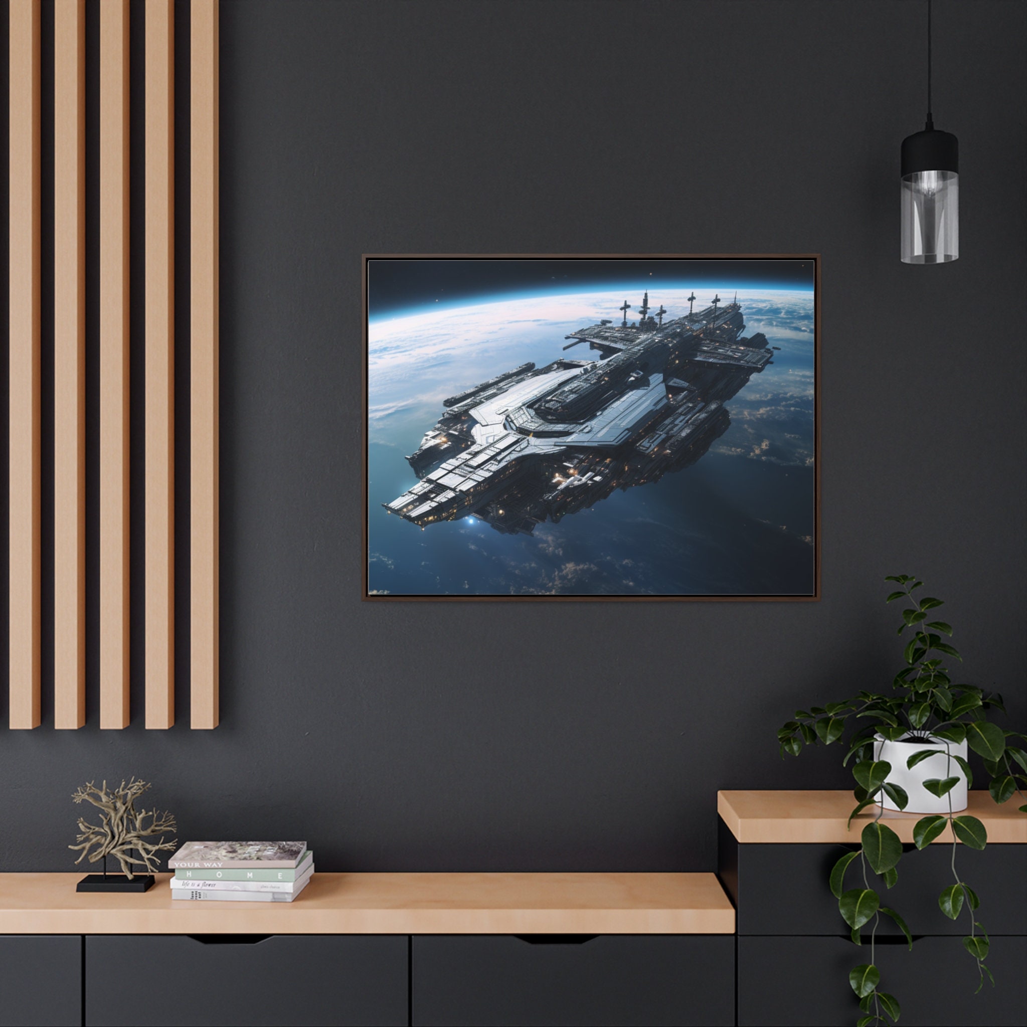 Space Aircraft, Cruising Through Space, Digital Art, PNG File, Instant ...