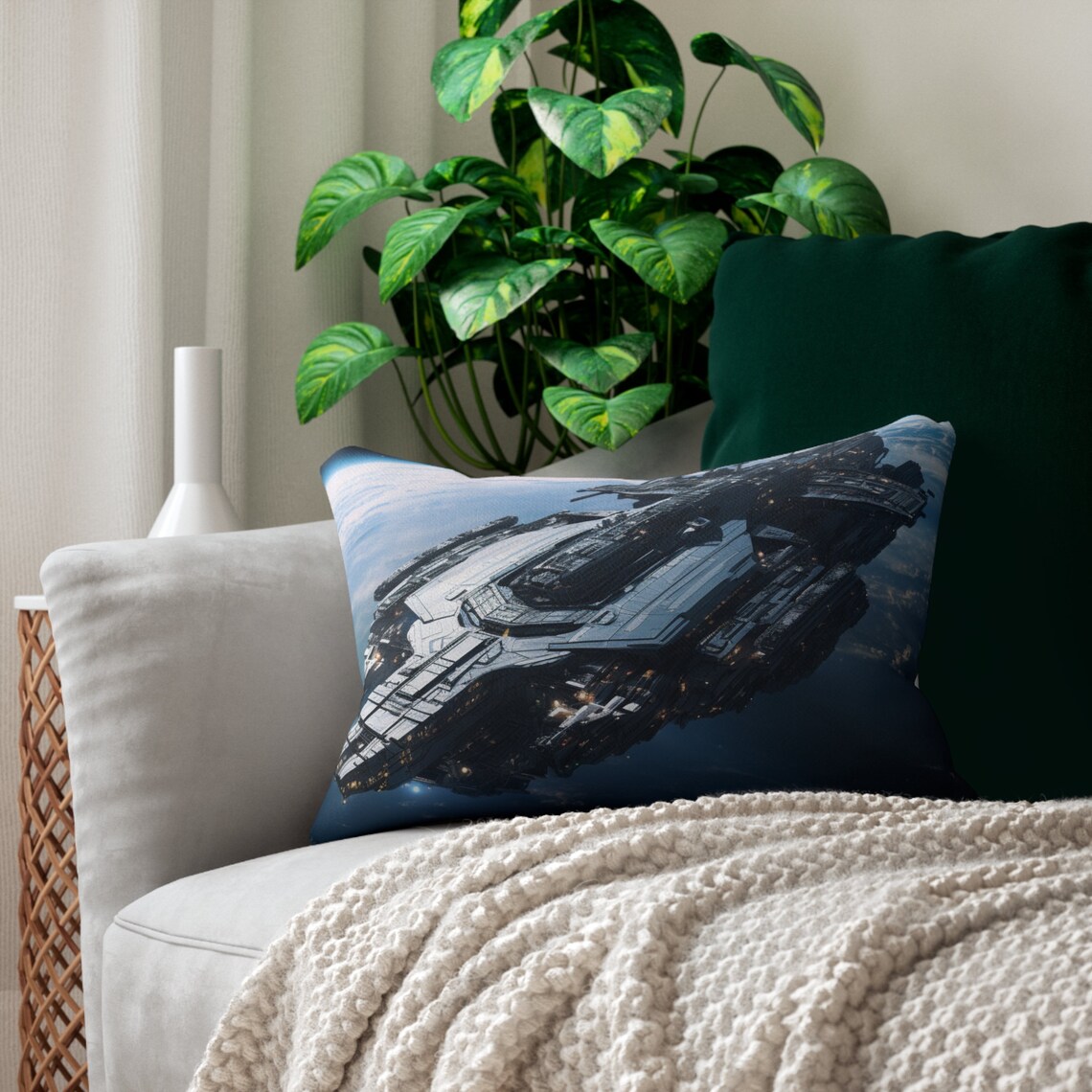 Space Aircraft, Cruising Through Space, Digital Art, PNG File, Instant ...