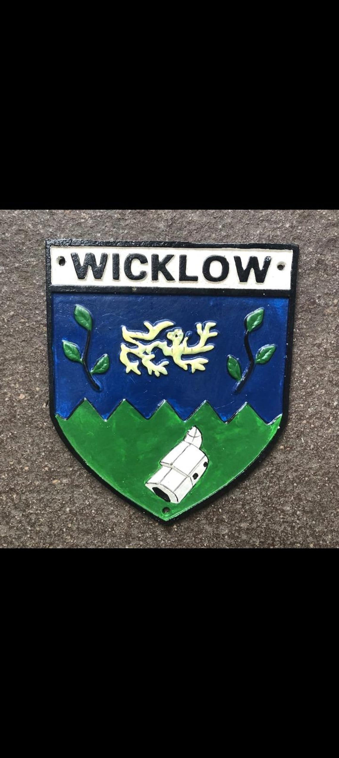 Wicklow GAA Cast Iron Sign - Etsy