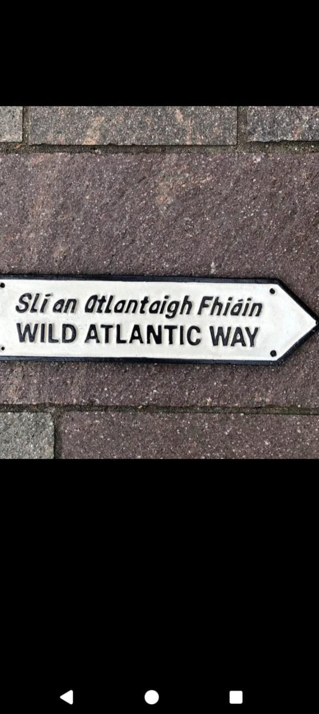 Wild Atlantic Way Cast Iron Sign - Large - Etsy