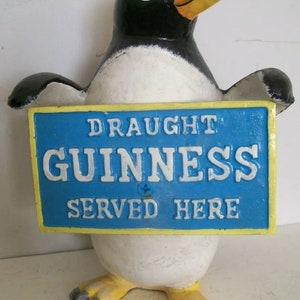 Guinness Penguin Bar Counter Figureine - Etsy