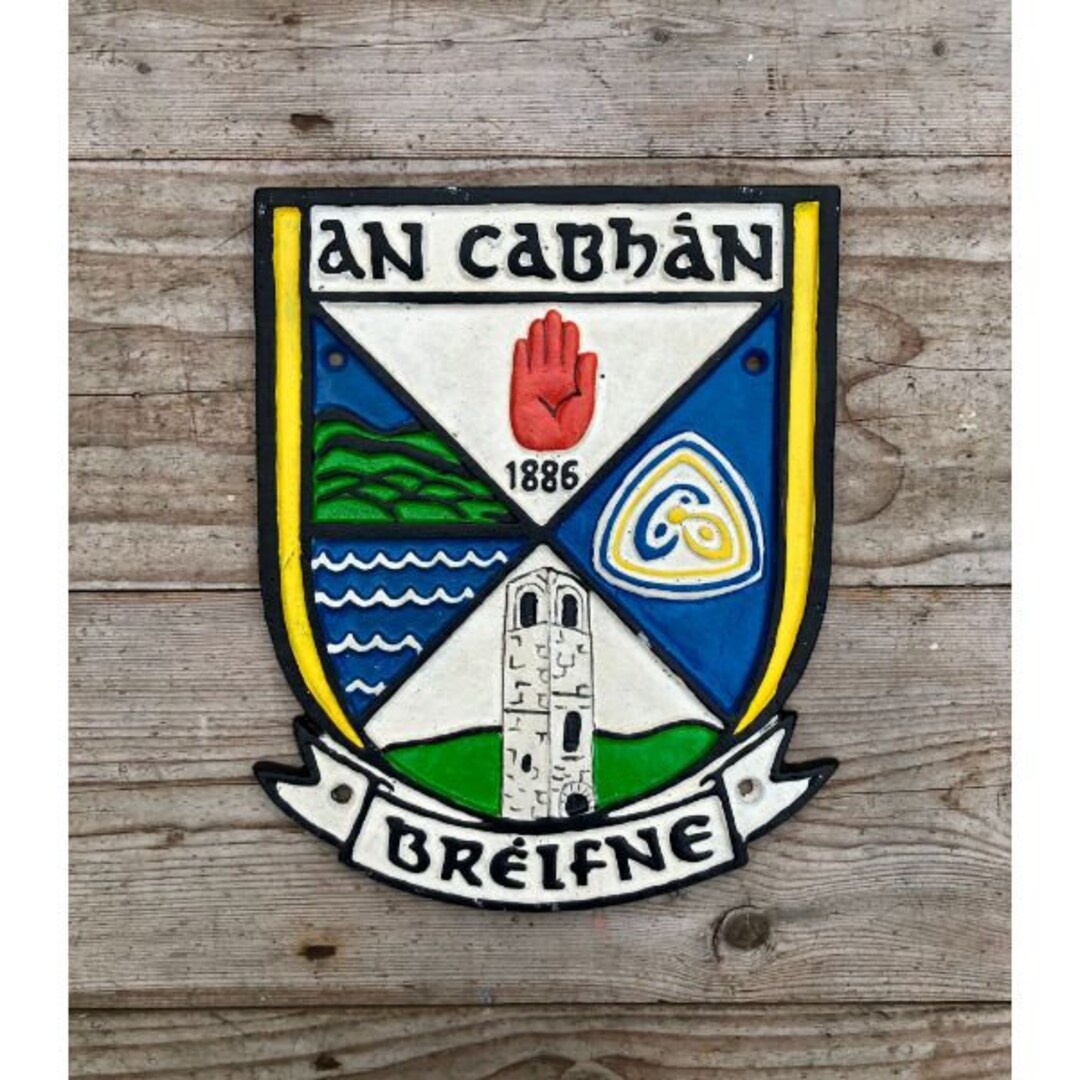Cavan Cast Iron GAA Crest Sign - Etsy