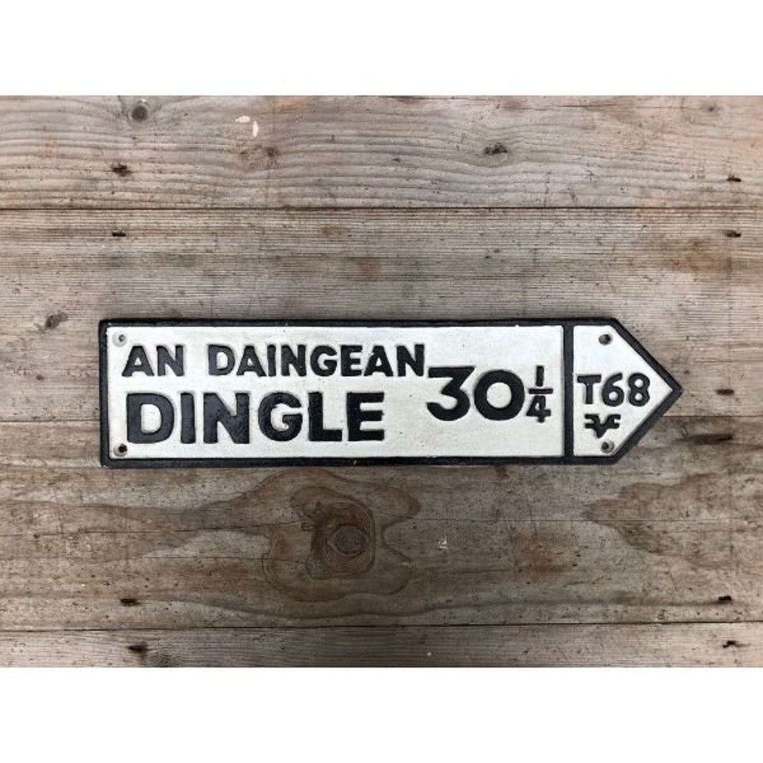 Dingle Cast Iron Road Sign - Large - Etsy