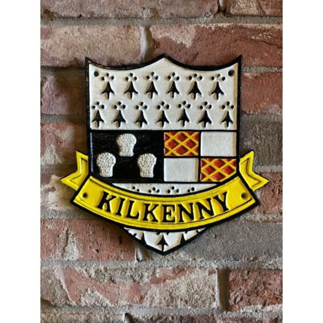 Kilkenny Cast Iron GAA Crest - Etsy