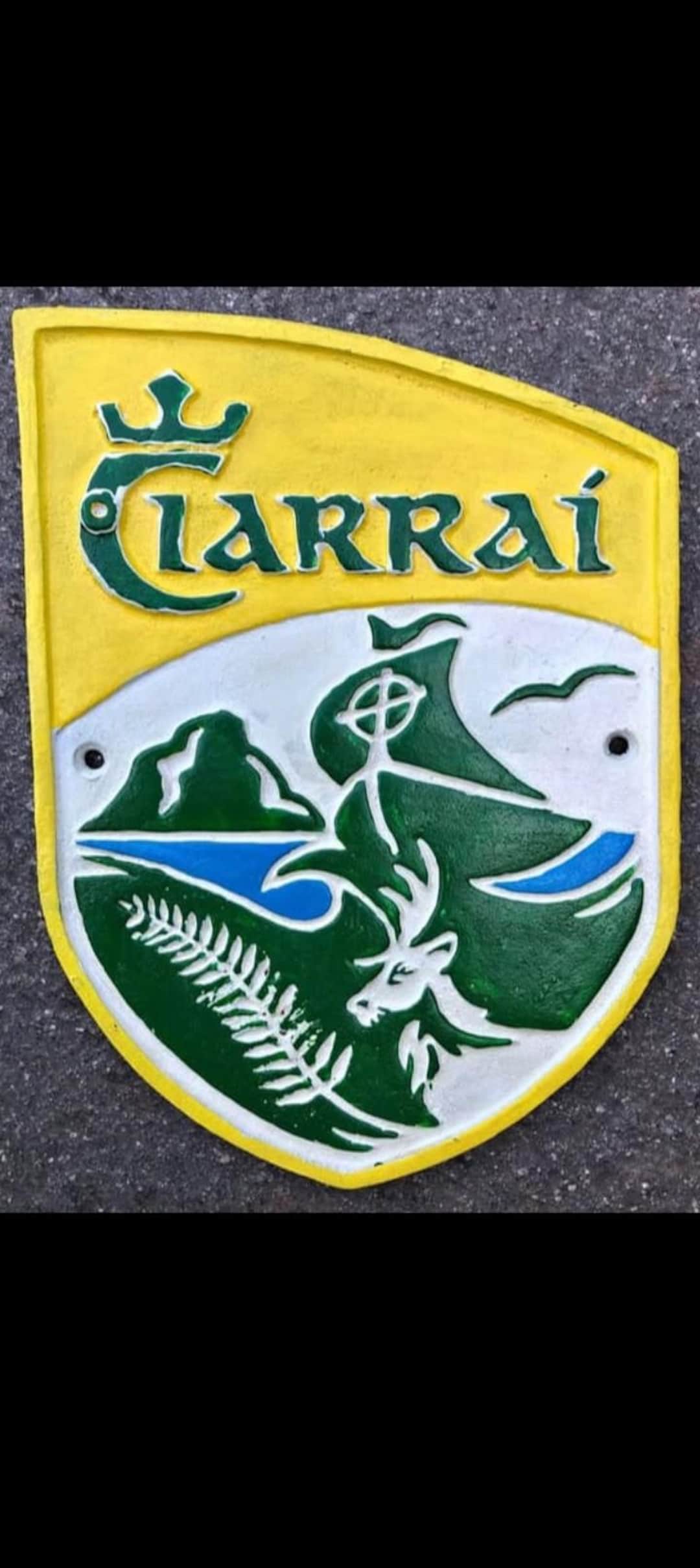 Kerry Cast Iron GAA Crest - Etsy