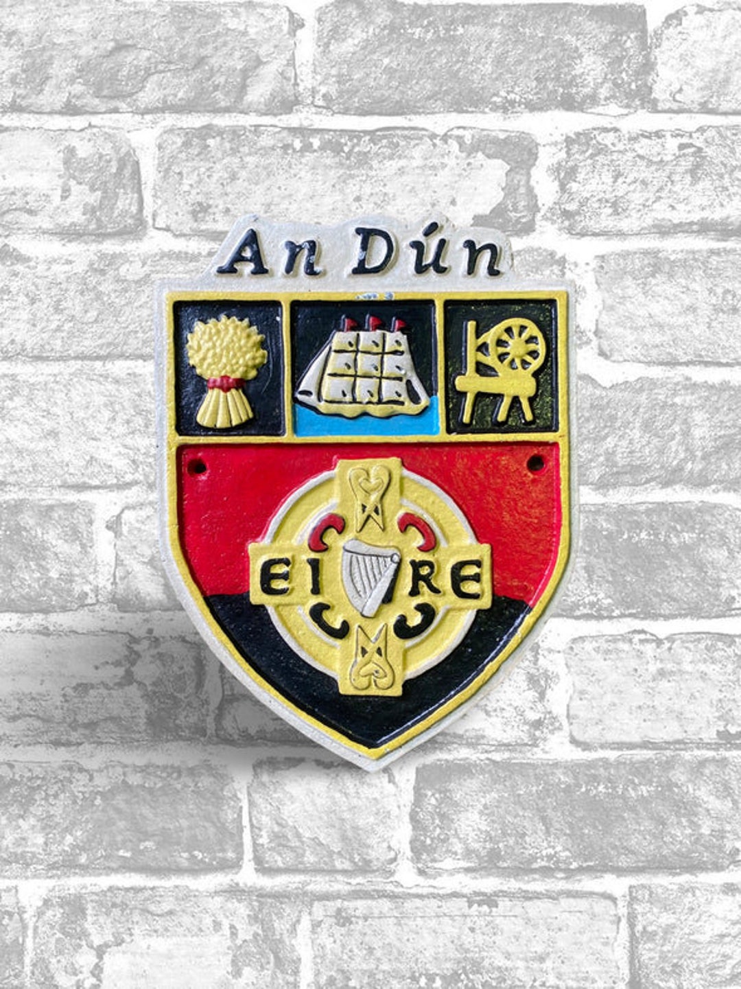 Down GAA Crest Cast Iron Sign - Etsy