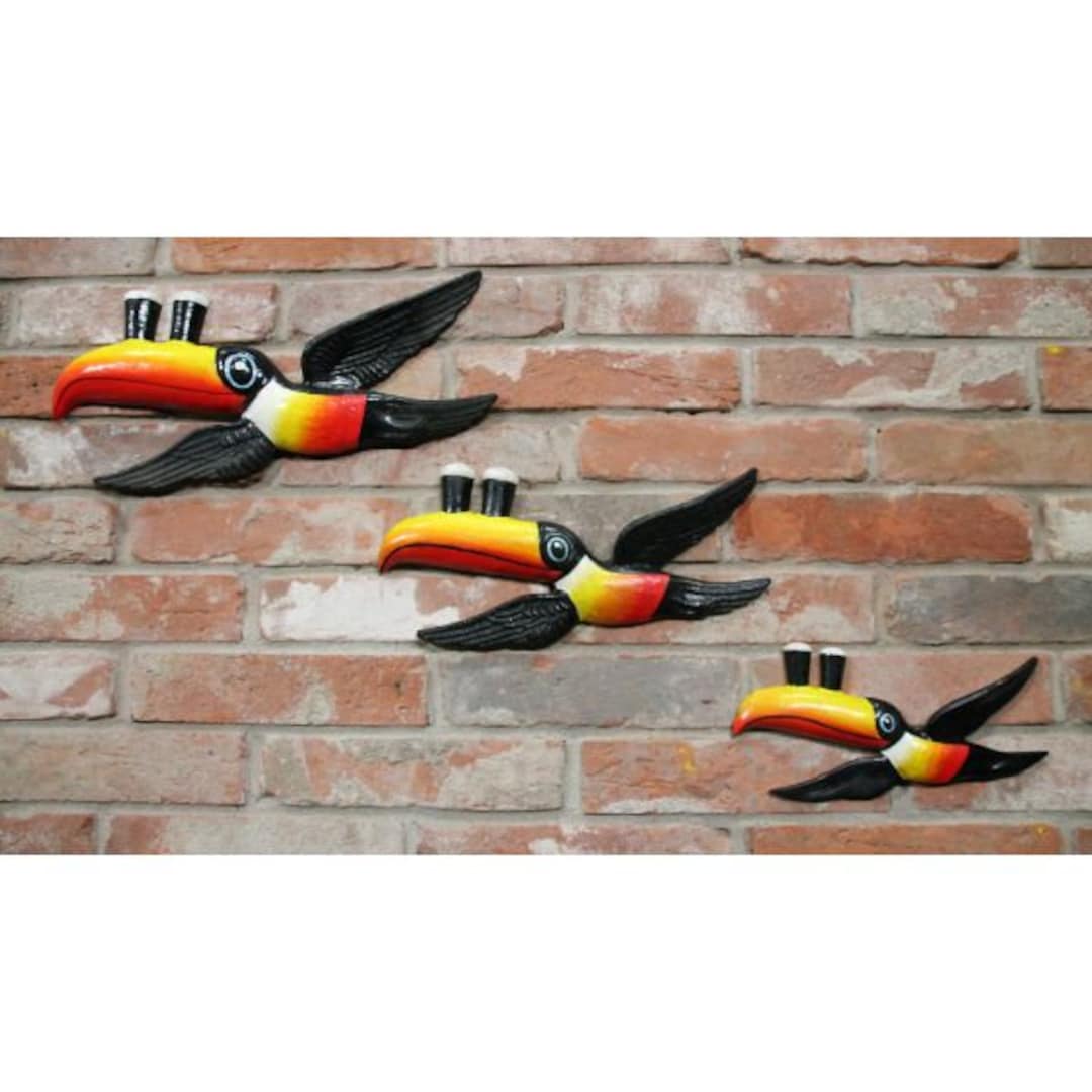 Guinness Trio of Graduated Flying Toucans (resin) - Etsy UK