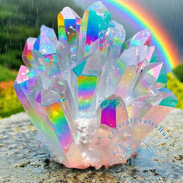 Iridescent Crystal Angel - Etsy