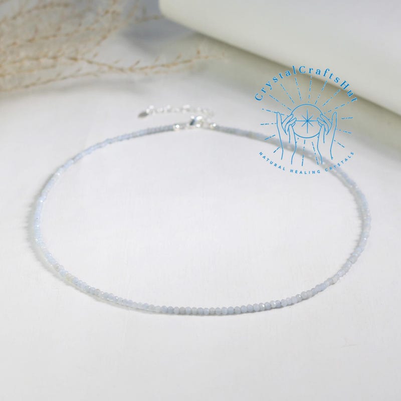 Angelite Crystal - Etsy