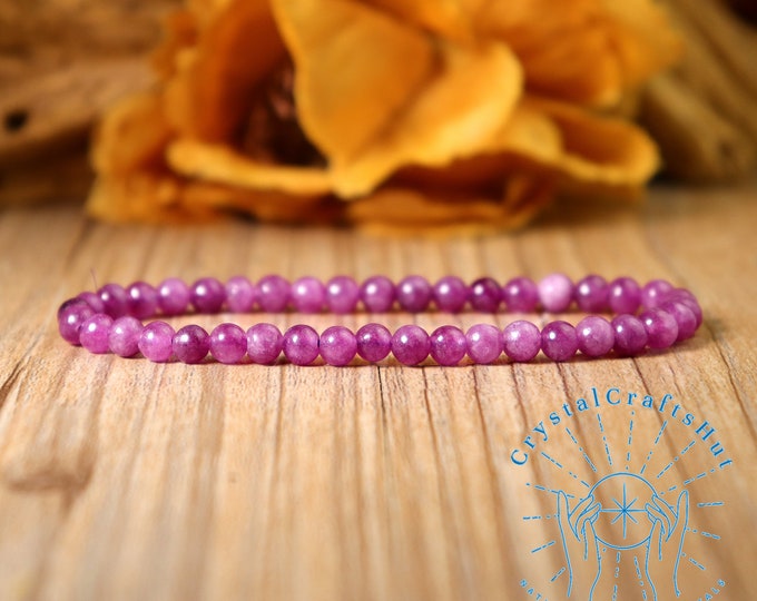 Ruby Bracelet, JULY BIRTHSTONE, Rubies, Ruby Zoisite, Gold Hematite, Wraps 7 Times, Wrap ...