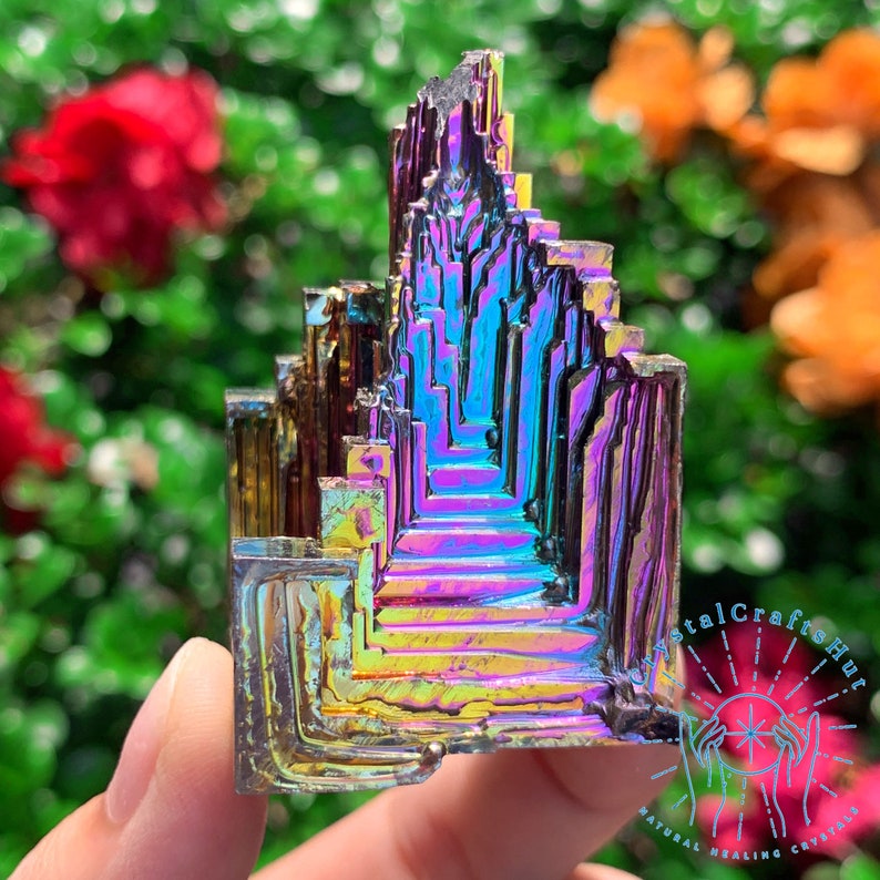 Rough Aurora Bismuth Stone Specimens Rare Aurora Rainbow Titanium ...