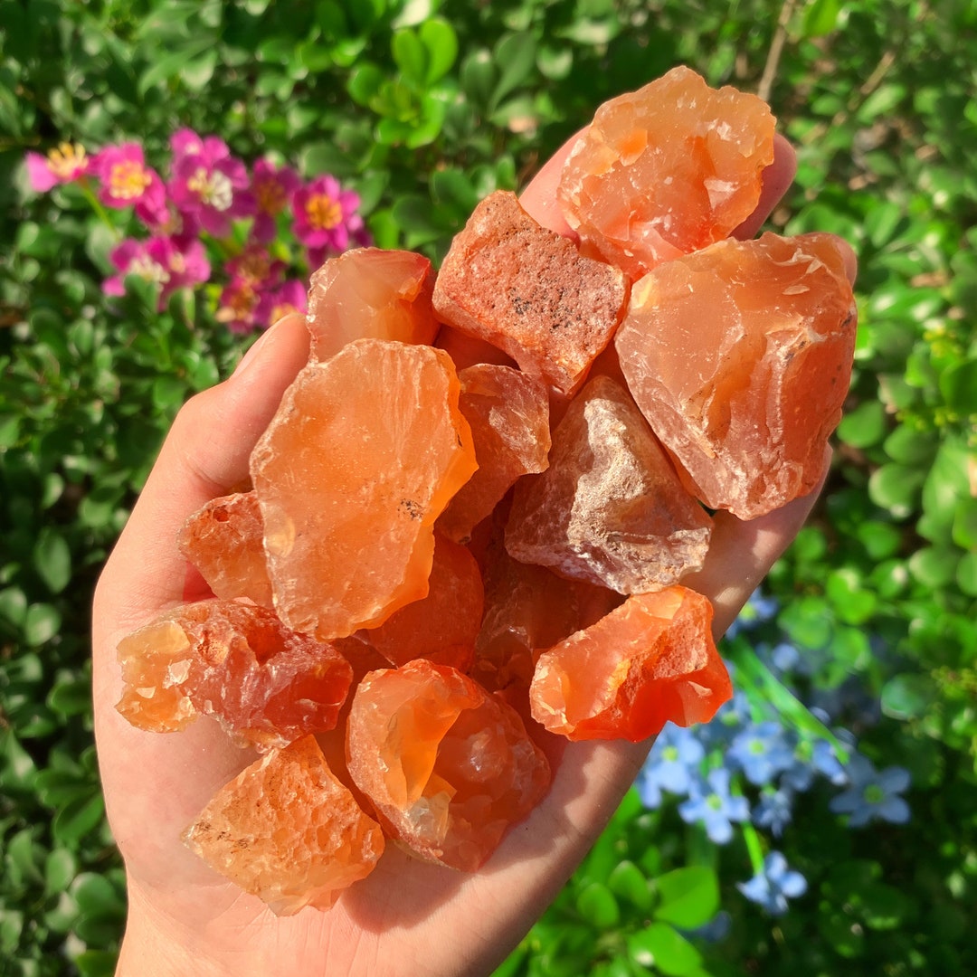 Red Carnelian Stones Rare AA+ Raw Carnelian Crystal Stones Meditation ...