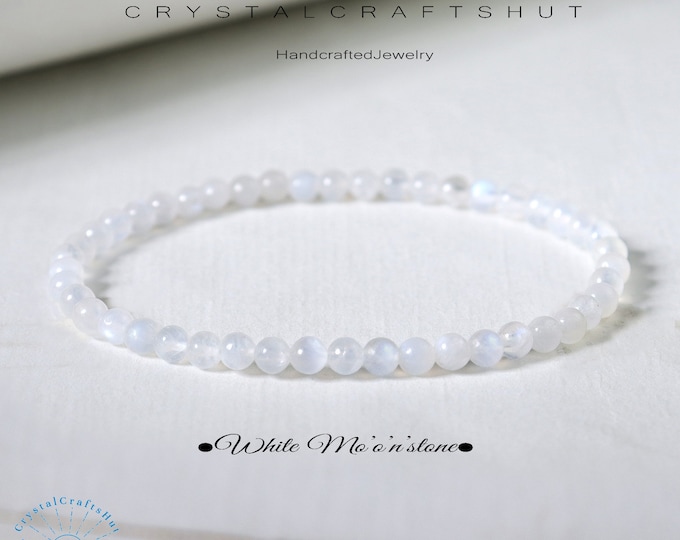 Moonstone Bracelet Moonstone Jewelry Moonstone Crystal Bracelets for ...