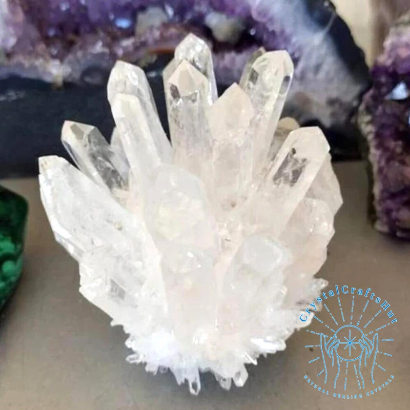White Quartz Cluster - Etsy