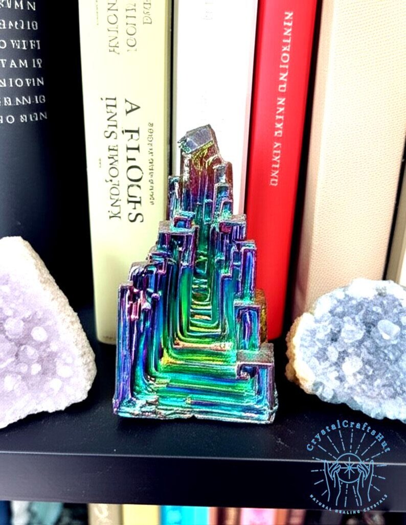 Rough Aurora Bismuth Stone Specimens Rare Aurora Rainbow Titanium ...