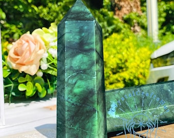 Jade Tower, Natural Jade Stone - Etsy