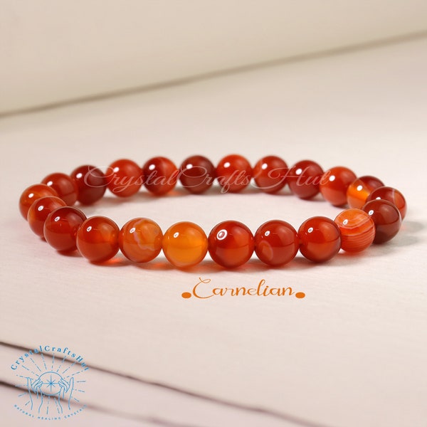 Carnelian Bracelet - Etsy