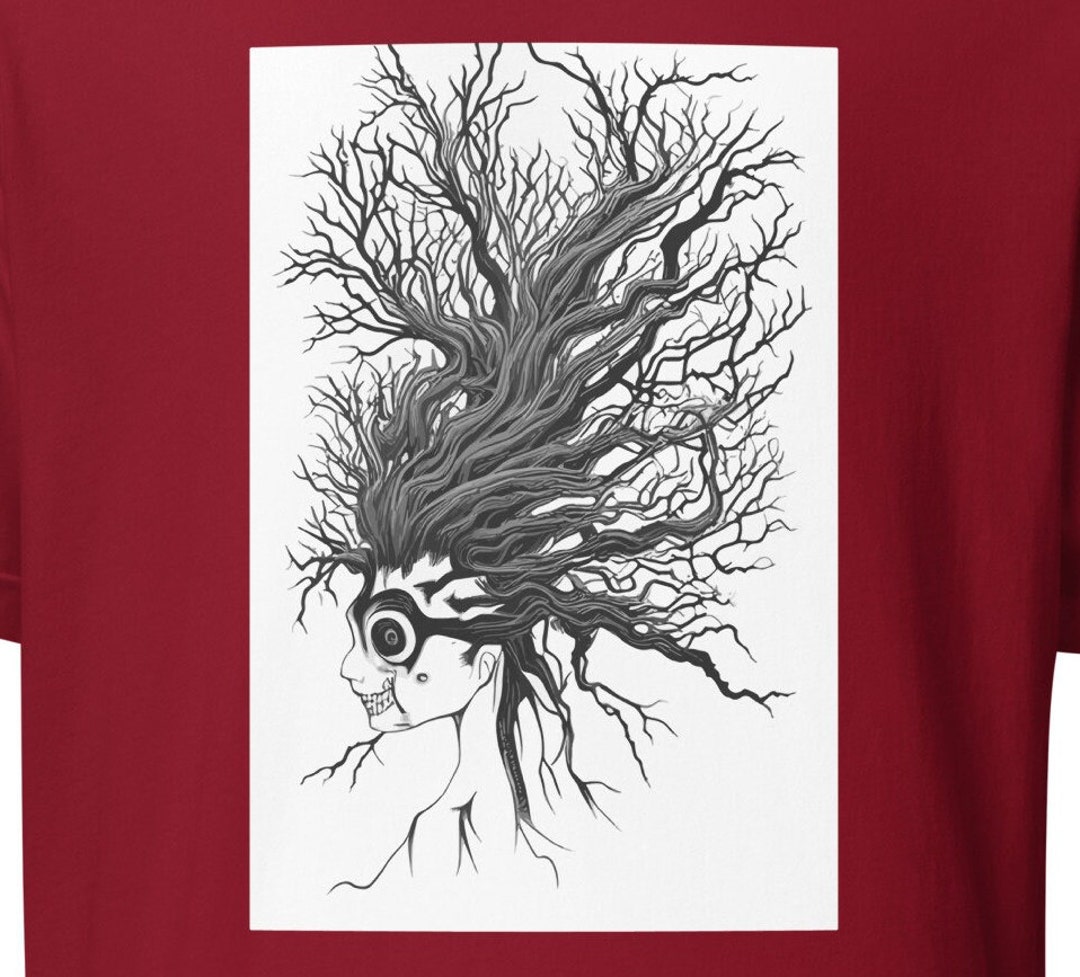 Neuron Anime Demon Face T-shirt - Etsy