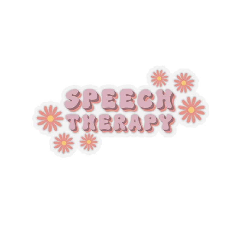 Speech Therapy Sticker, Speech Therapist Gift, SLP Gift, Speech and ...
