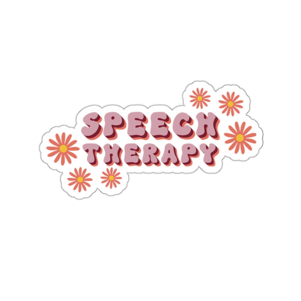 Speech Therapy Sticker, Speech Therapist Gift, SLP Gift, Speech and ...