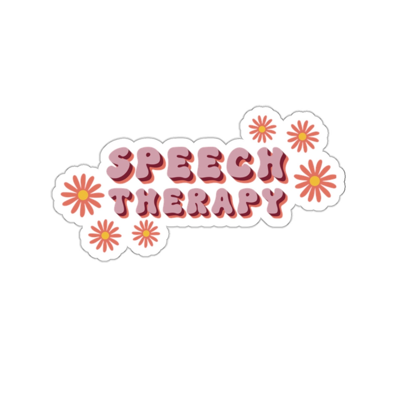 Speech Therapy Sticker, Speech Therapist Gift, SLP Gift, Speech and ...