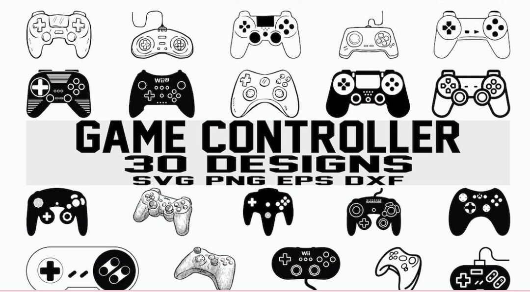 Game Controller SVG/ Joystick Svg/ Ps4/ Playstation/ Clipart ...