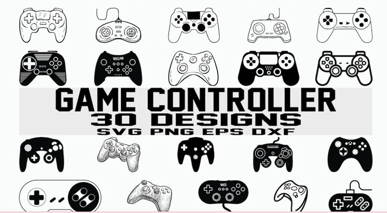 Game Controller SVG/ Joystick Svg/ Ps4/ Playstation/ Clipart ...
