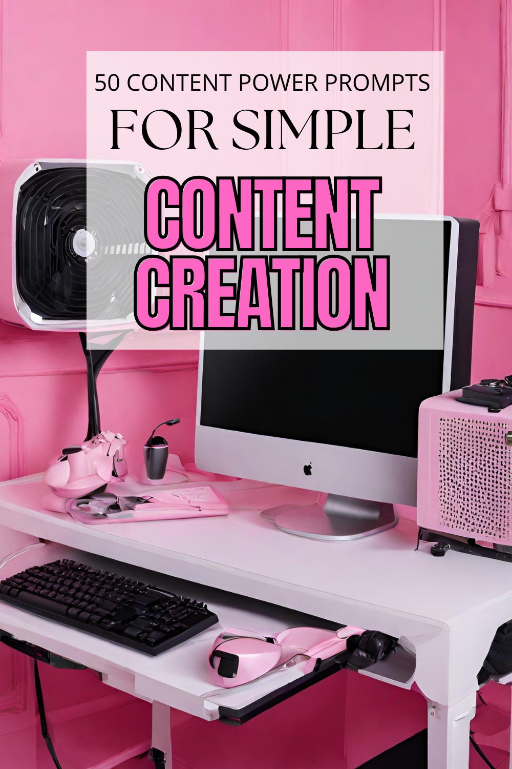 50 Content Power Prompts for Simple Content Creation MRR/PLR Digital ...