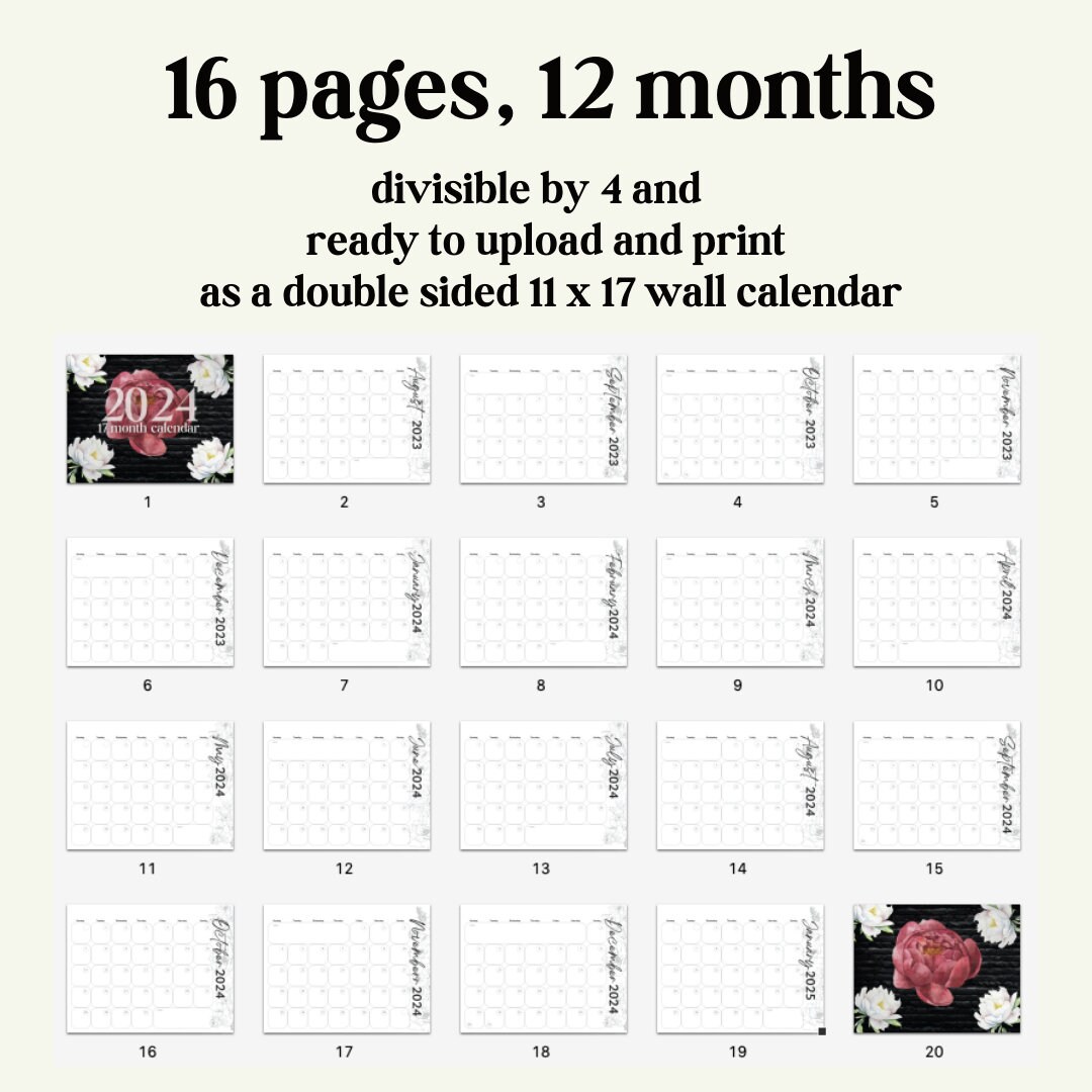 Editable 2023 2024 2025 Monthly Calendar, Back to School, Teacher ...