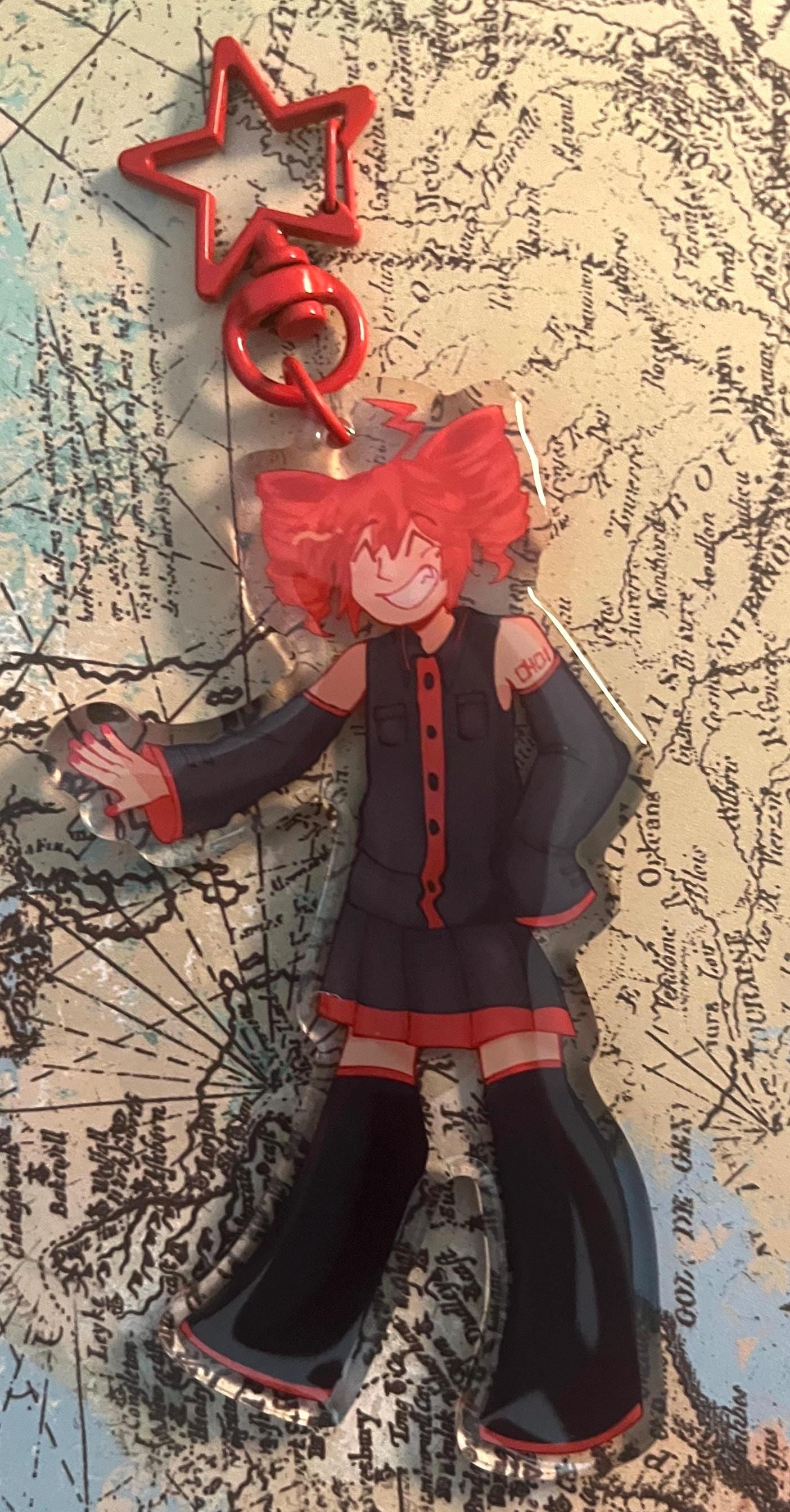 VOCALOID Kasane Teto Keychain - Etsy