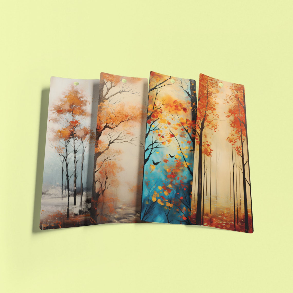 Autumn Printable Bookmarks for Fall - Etsy