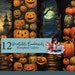 Pumpkins Galore Printable Bookmarks for Halloween - Etsy