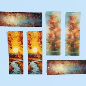 Autumn Printable Bookmarks for Fall - Etsy