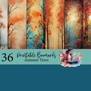 Autumn Printable Bookmarks for Fall - Etsy