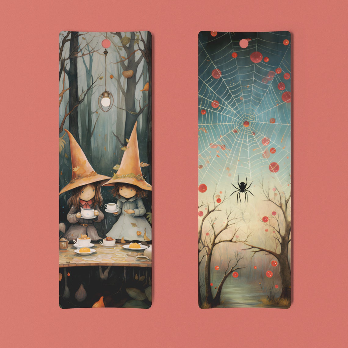 Halloween Characters Printable Bookmarks for Halloween - Etsy