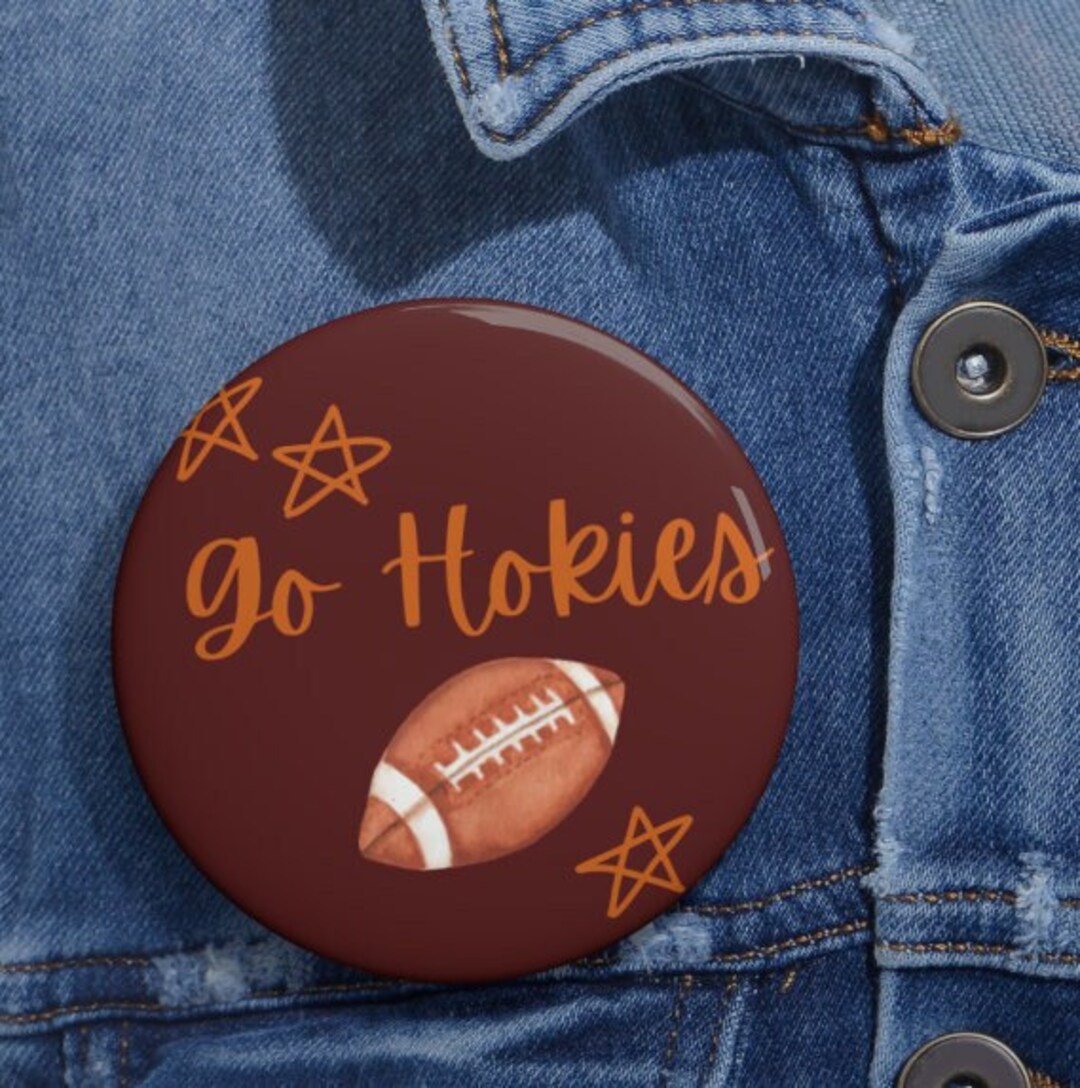 Virginia Tech Game Day Tailgate Buttons | Game Day Pins | College ...