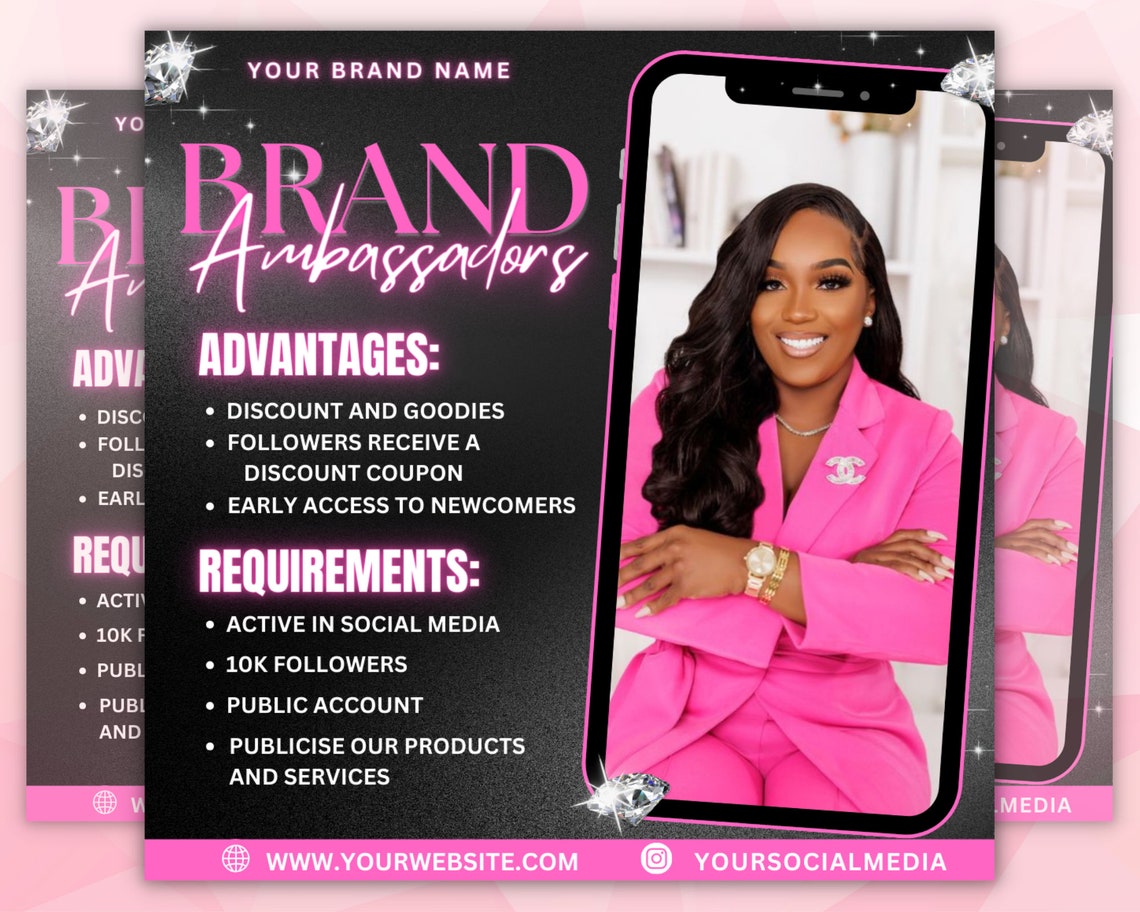 Brand Ambassador Flyer Ambassador Wanted Ambassador Request - Etsy
