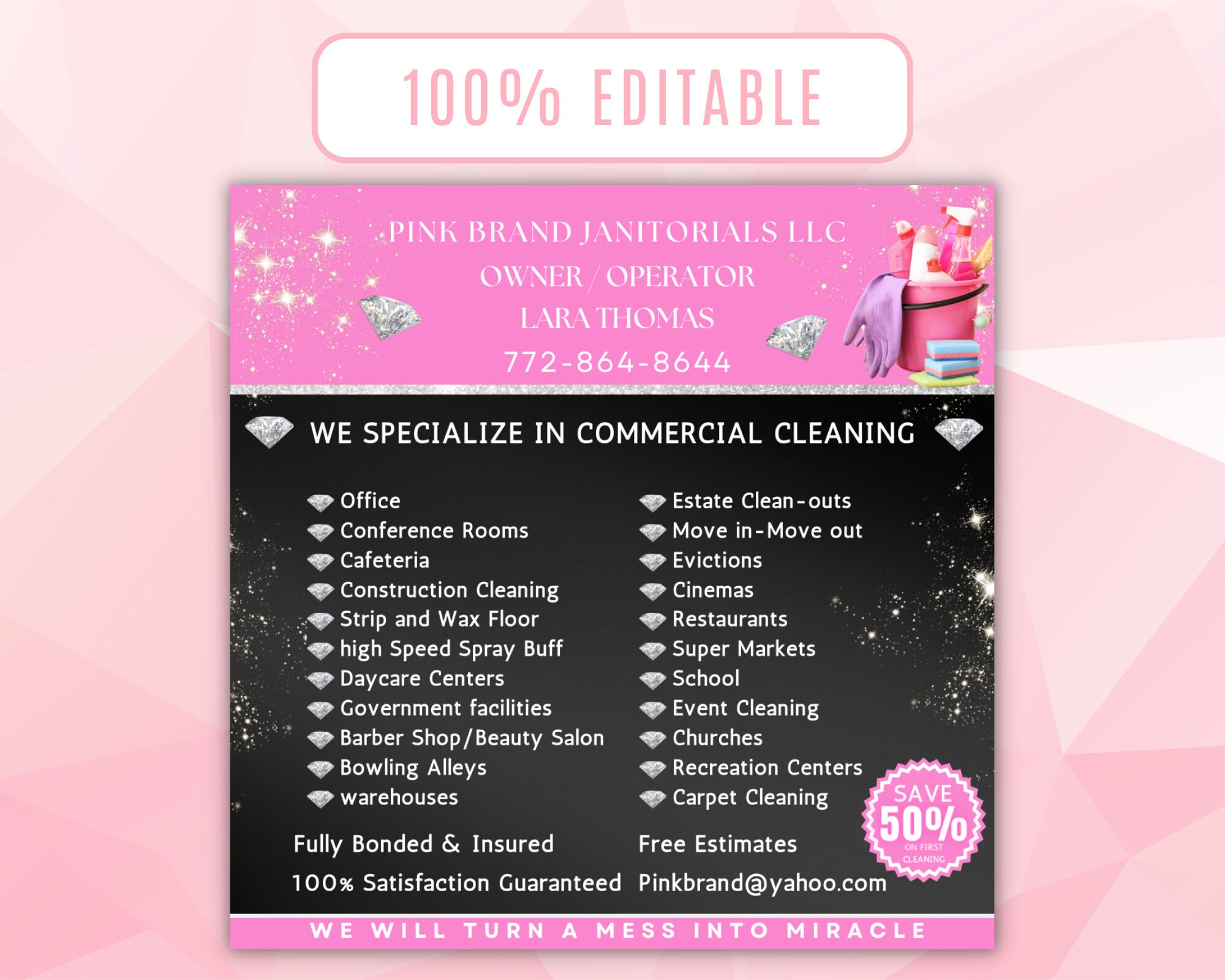 Cleaning Flyer, Cleaning Service Flyer, Cleaning Flyer Advertisement ...