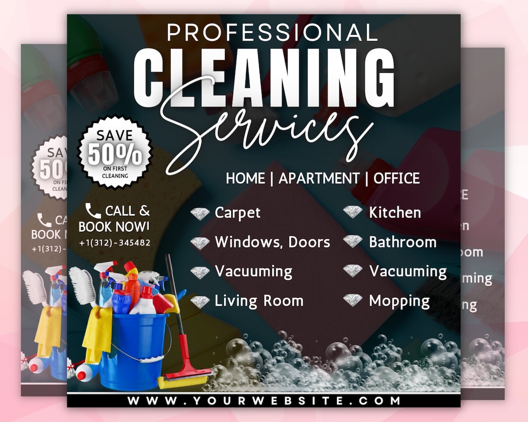 Cleaning Flyer, Cleaning Service Flyer, Cleaning Flyer Advertisement ...