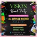 Vision Board Party Flyer, Vision Flyer, Manifesting Event Flyer, Board ...